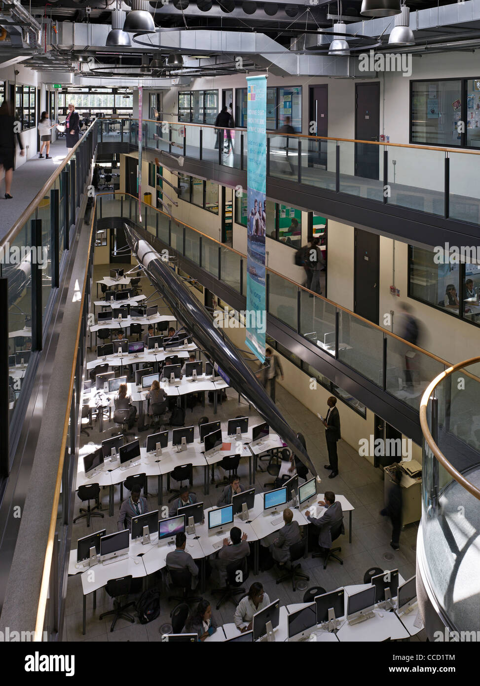 With An Enclosed Full-Height Atrium At The Heart Of The Three-Storey ...