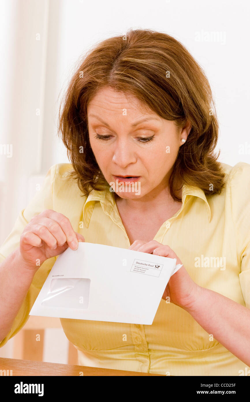 Horrified envelope hi-res stock photography and images - Alamy