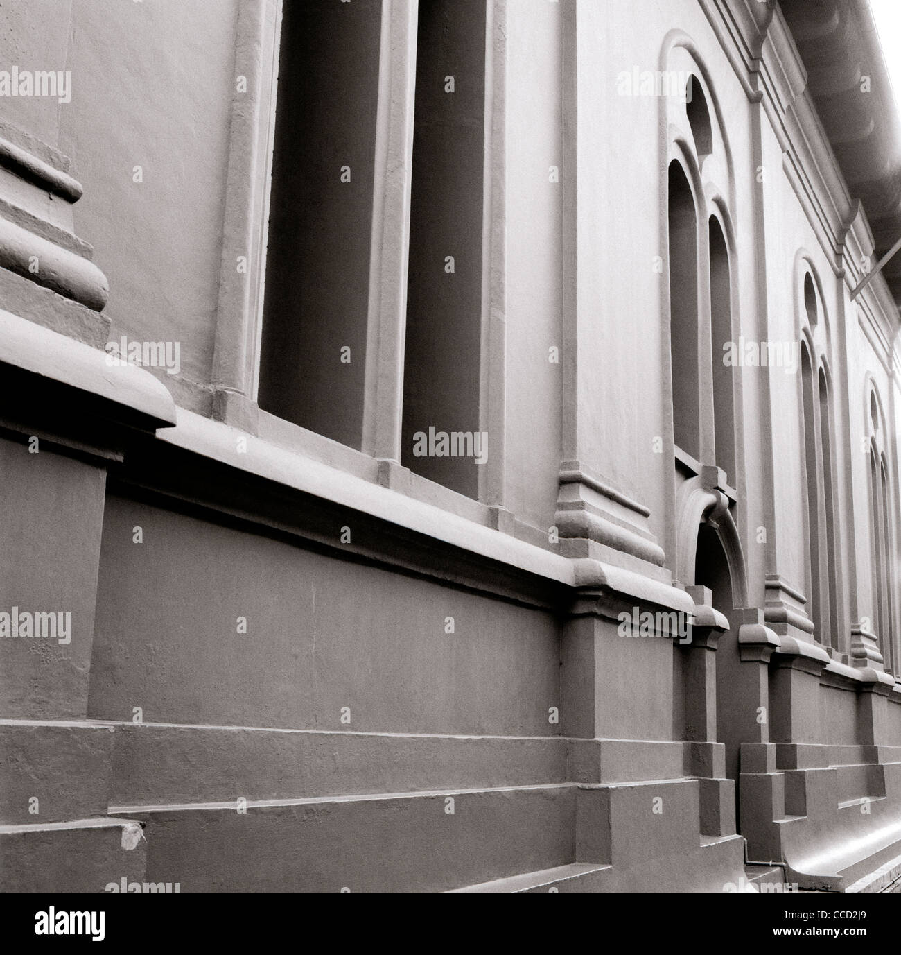 Red building of Christ Church in Dutch Square in Malacca Melaka in ...
