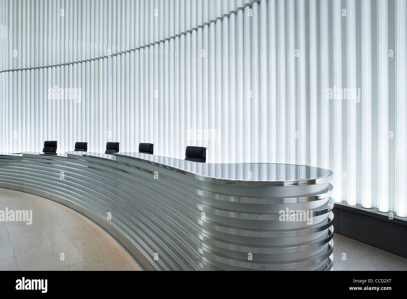 the walbrook, foster + partners, london 2009, reception desk Stock ...