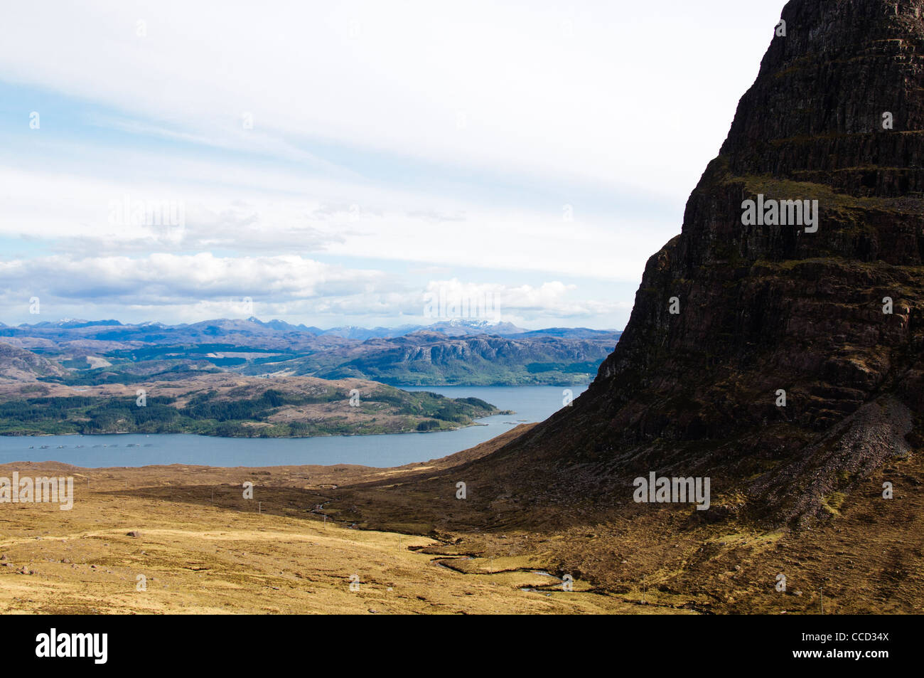 Is the third highest road in scotland pass of the cattle hi-res stock ...