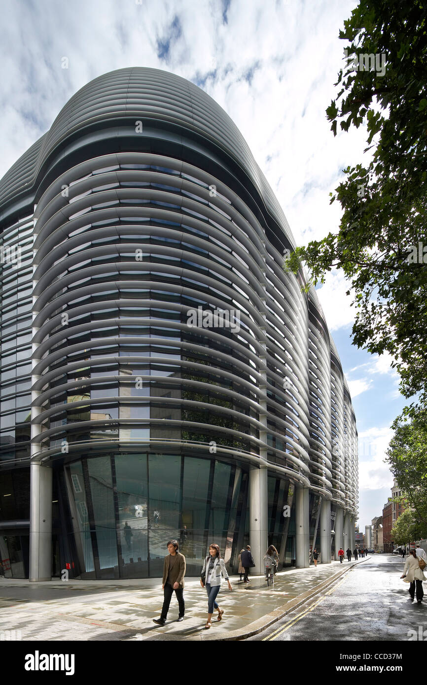 the walbrook, foster + partners, london 2009, view of facade from ...