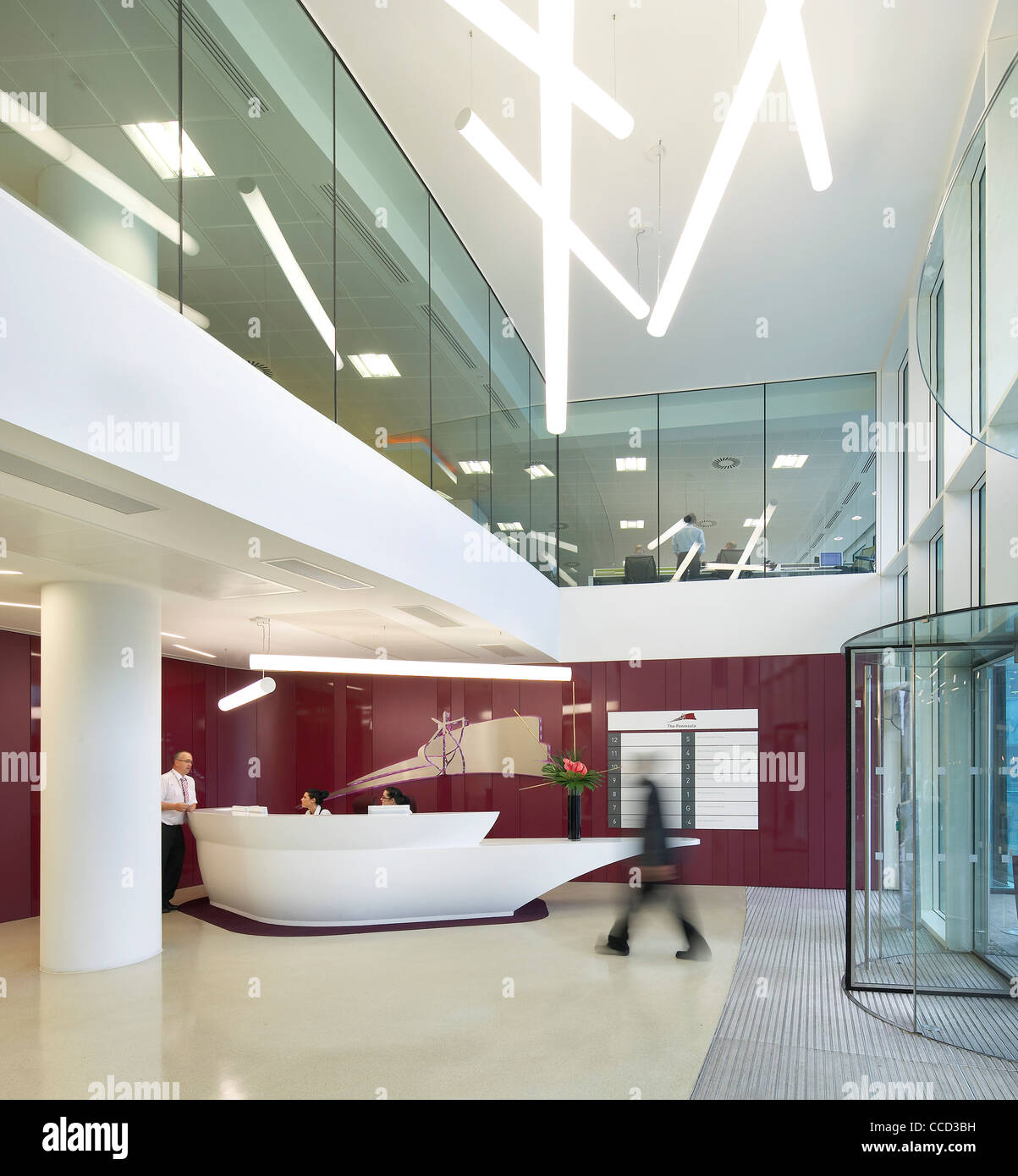 THE PENINSULA, ID:SR/SHEPPARD ROBSON, MANCHESTER, 2010, RECEPTION AREA ...