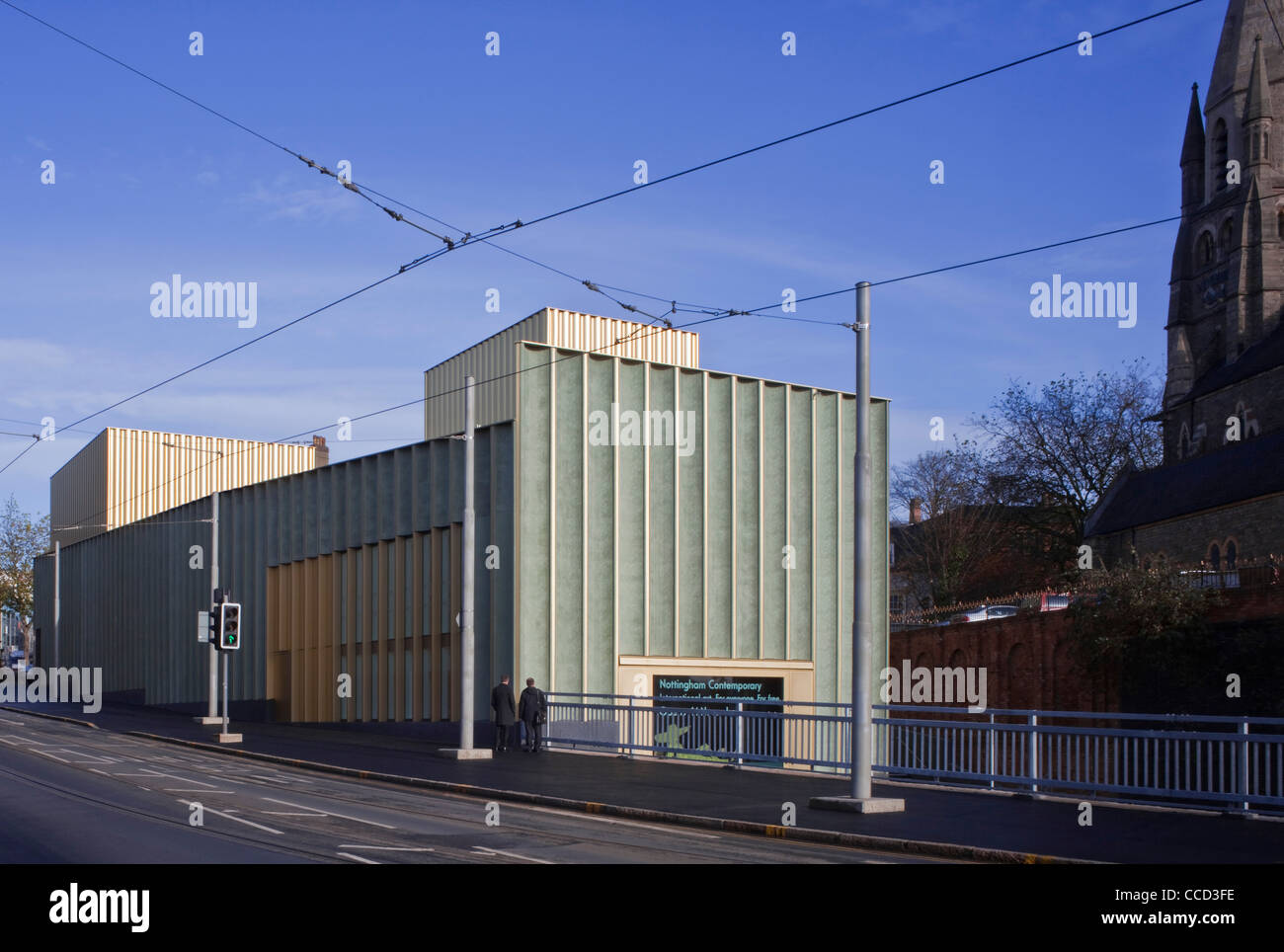 nottingham contemporary arts centre+caruso st john + wide view of the ...