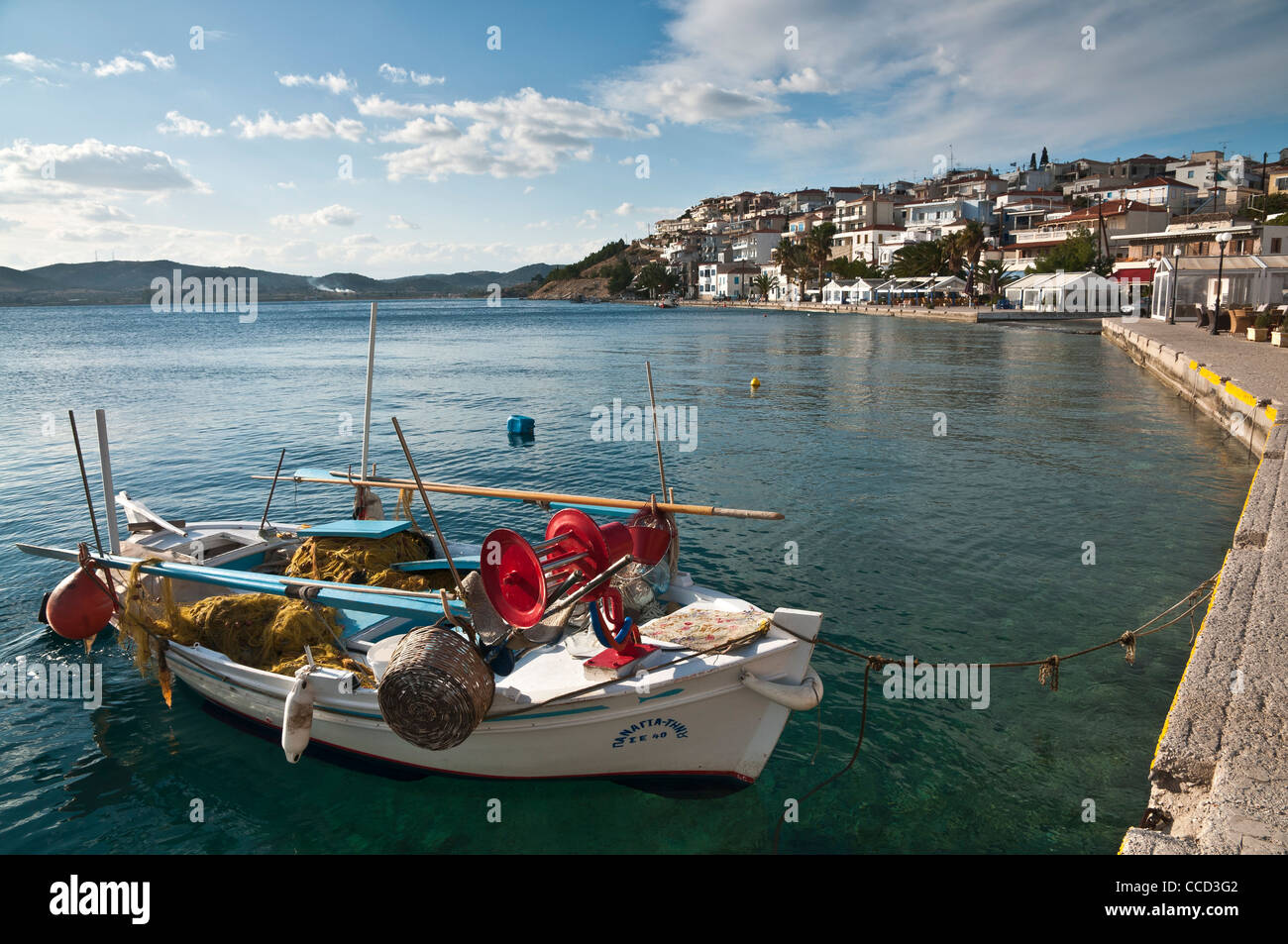 the northern harbour, at Ermioni, Argolis, Peloponnese, Greece Stock ...