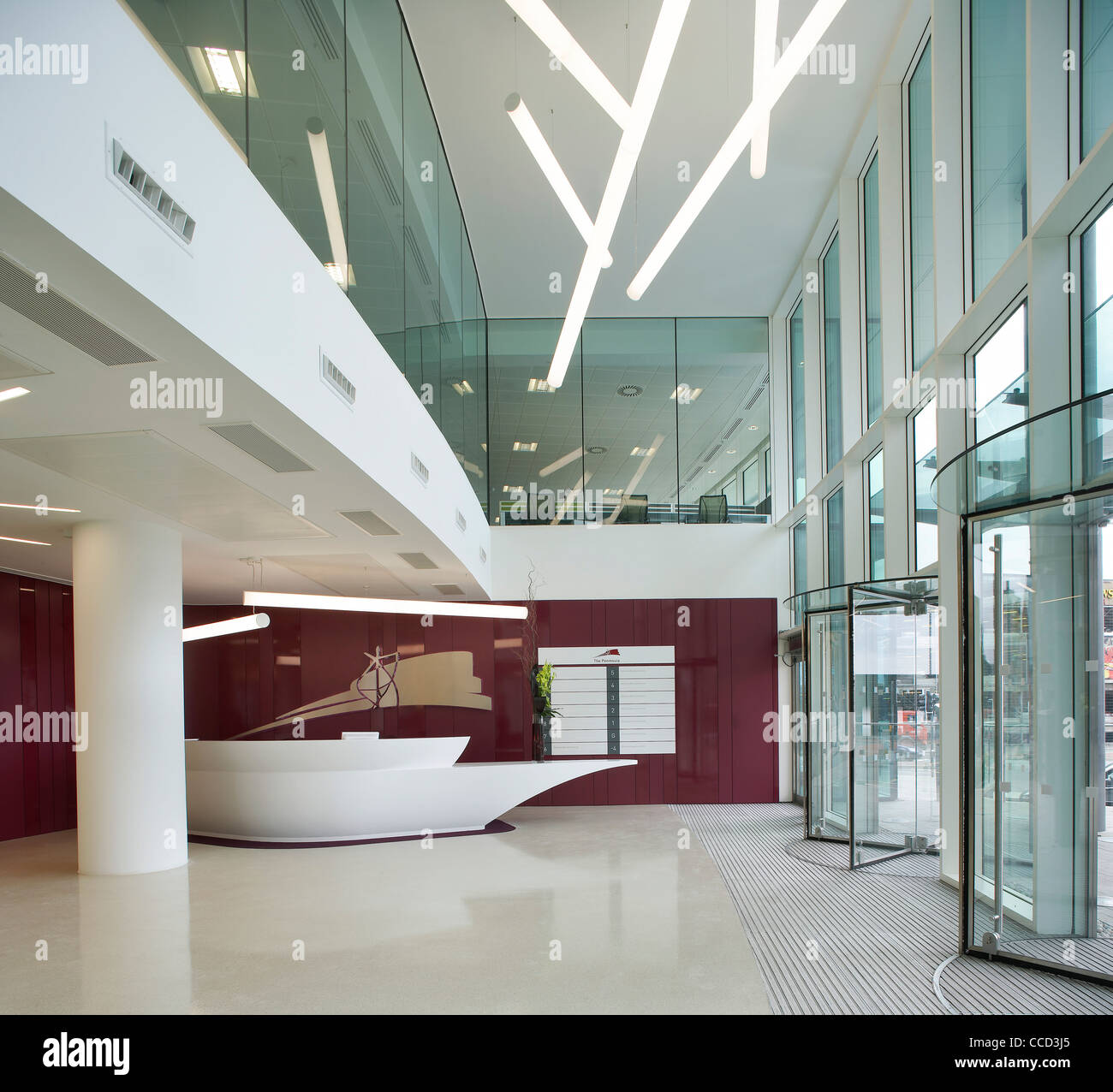 THE PENINSULA, ID:SR/SHEPPARD ROBSON, MANCHESTER, 2010, RECEPTION AREA ...