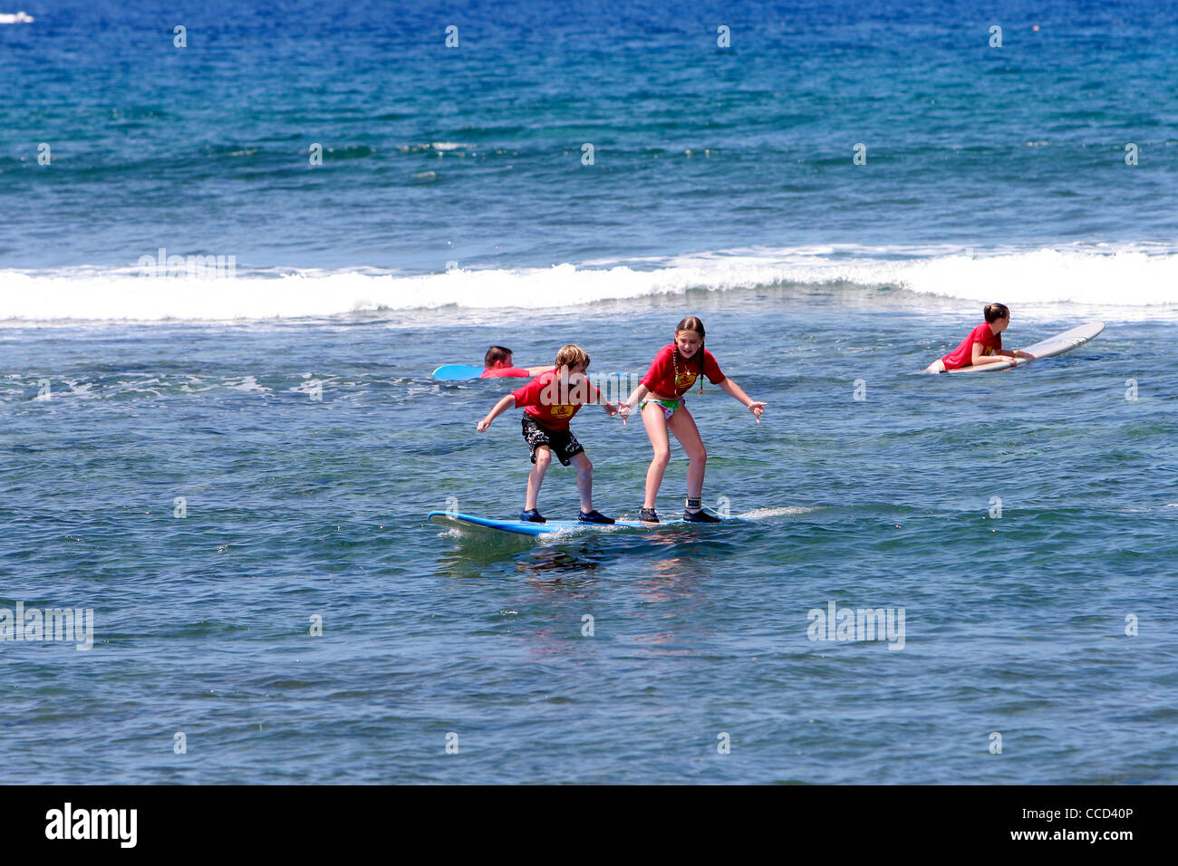 Surf school girls hi-res stock photography and images - Alamy