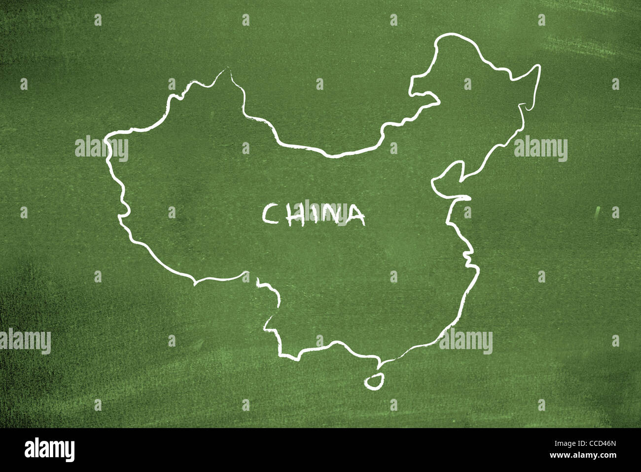 Outline Map Of China High Resolution Stock Photography and Images - Alamy