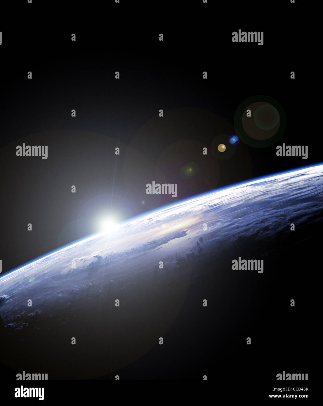 Earth from space Stock Photo - Alamy