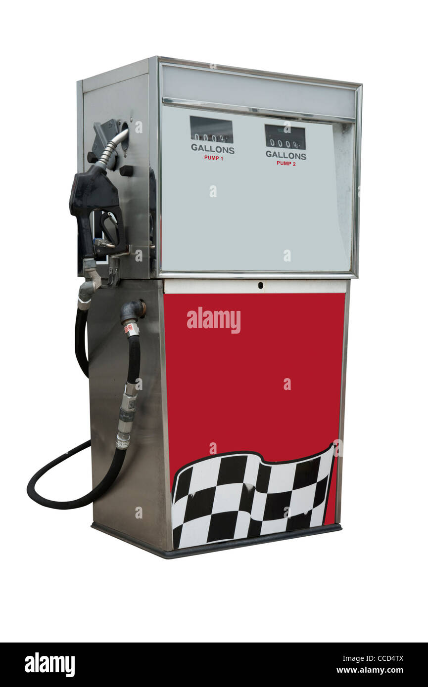 Gas pump, isolated Stock Photo - Alamy
