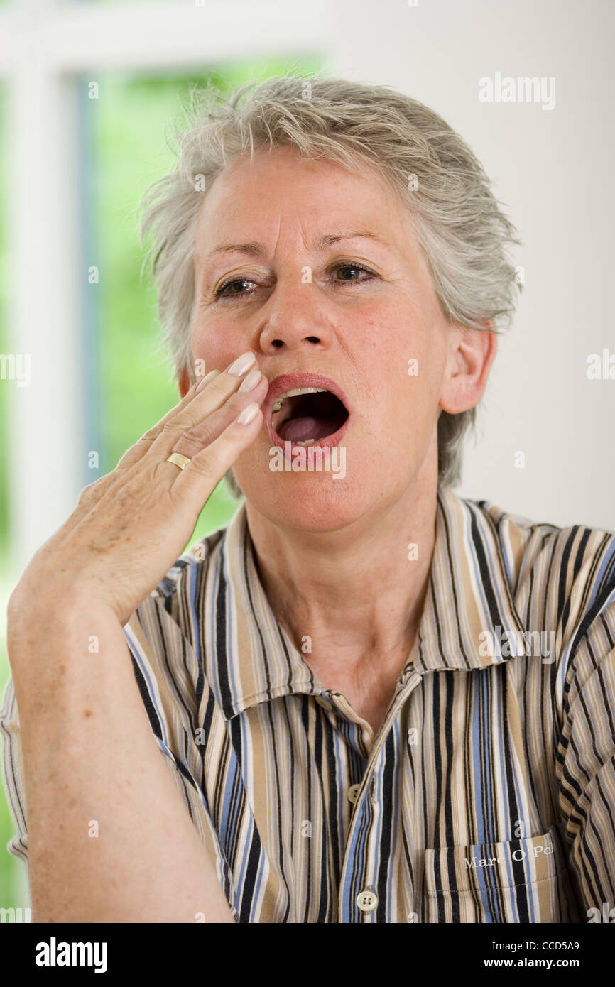 Hand Yawn High Resolution Stock Photography and Images - Alamy