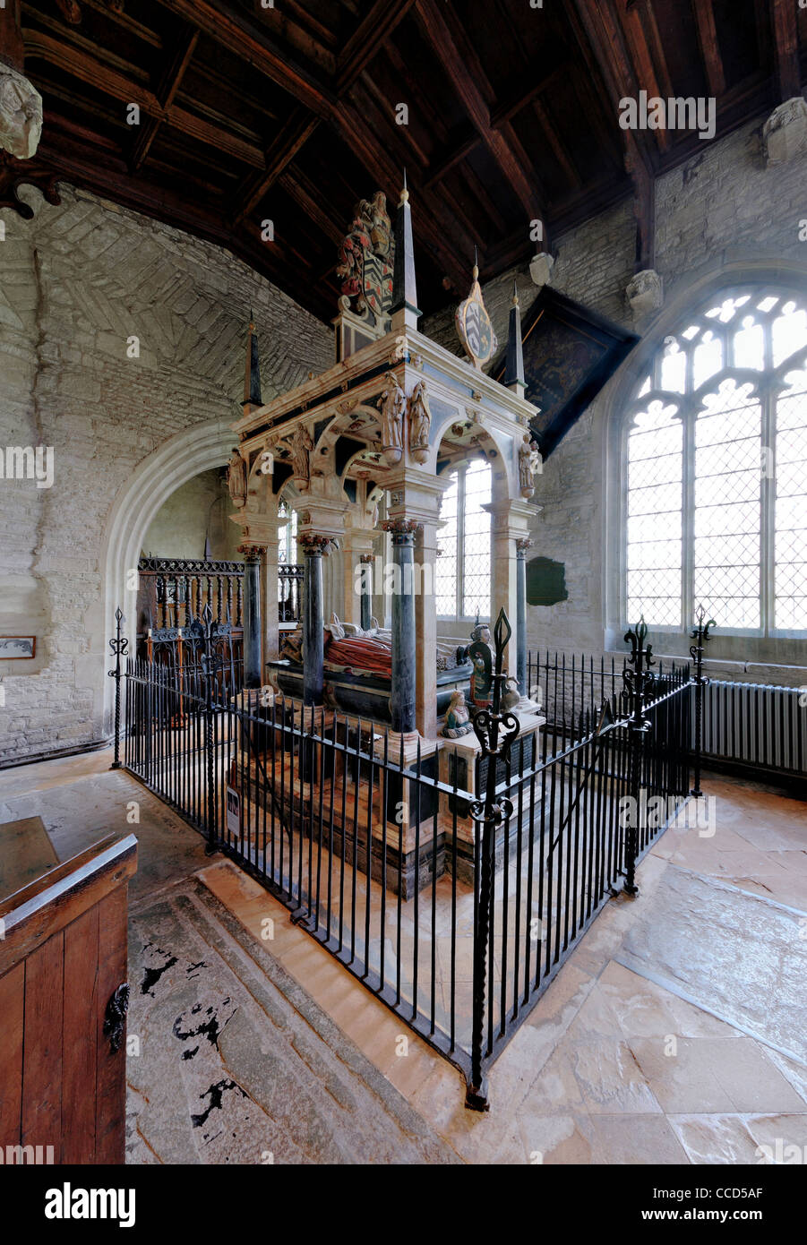 The Tanfield monument, church of St John the Baptist, Burford ...