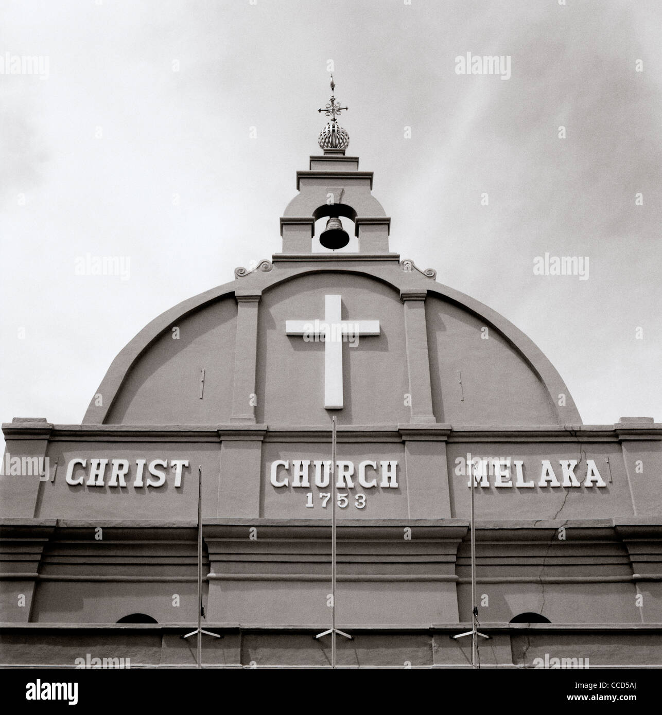 Red building of Christ Church in Dutch Square in Malacca Melaka in ...