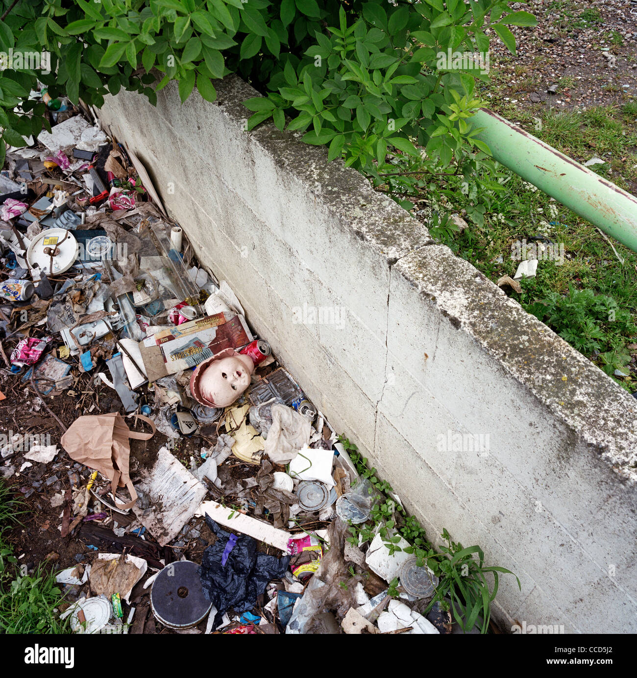 Derelict landscape of the former Hackney Wick greyhound and speedway ...