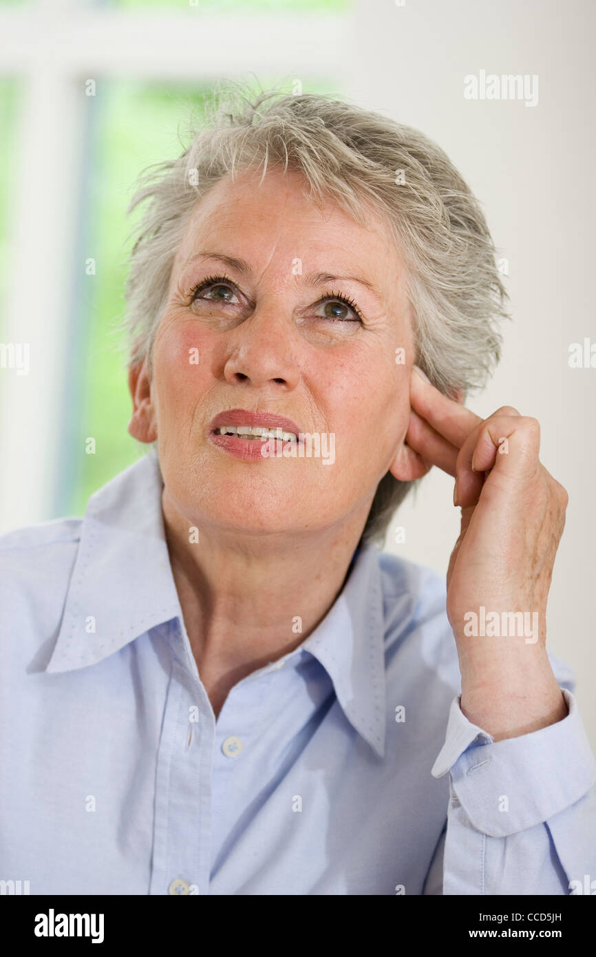Woman buzzing hair hi-res stock photography and images - Alamy