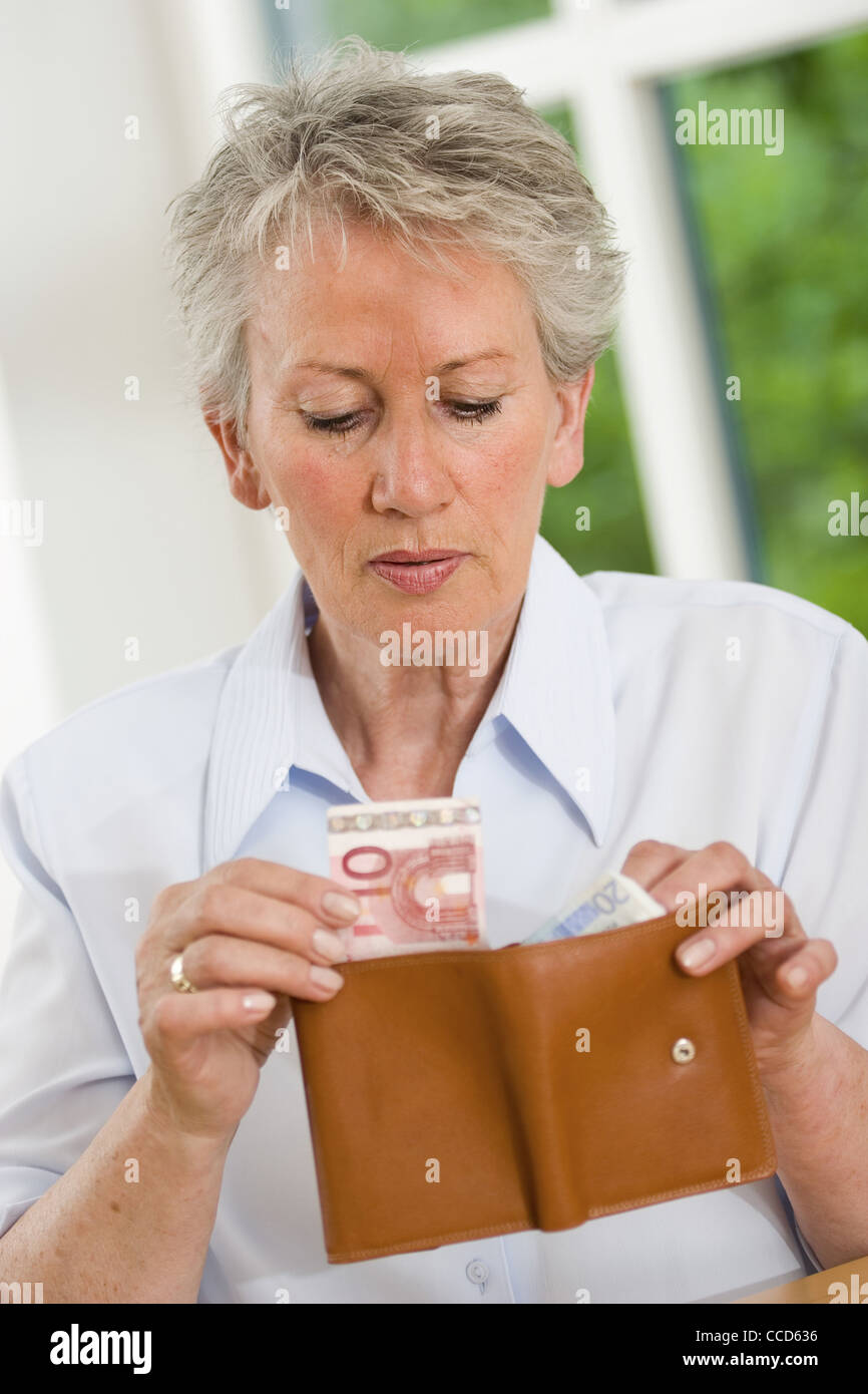 Woman discontented elderly hi-res stock photography and images - Alamy
