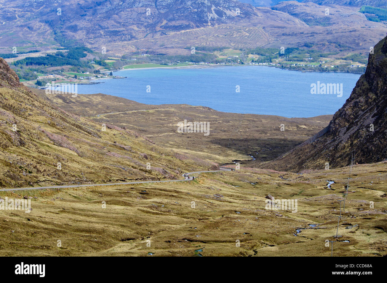 Is the third highest road in scotland pass of the cattle hi-res stock ...