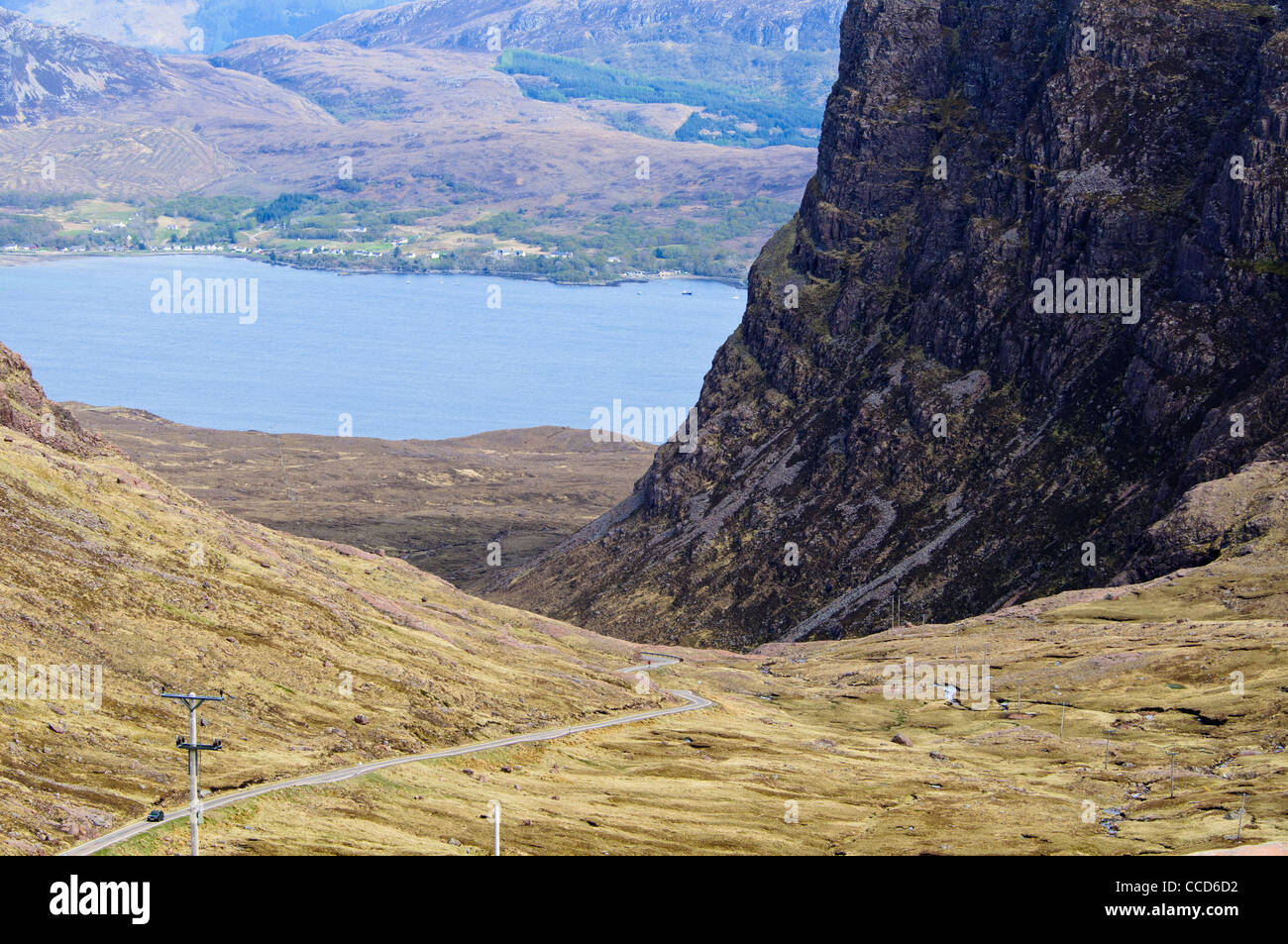 Is the third highest road in scotland pass of the cattle hi-res stock ...