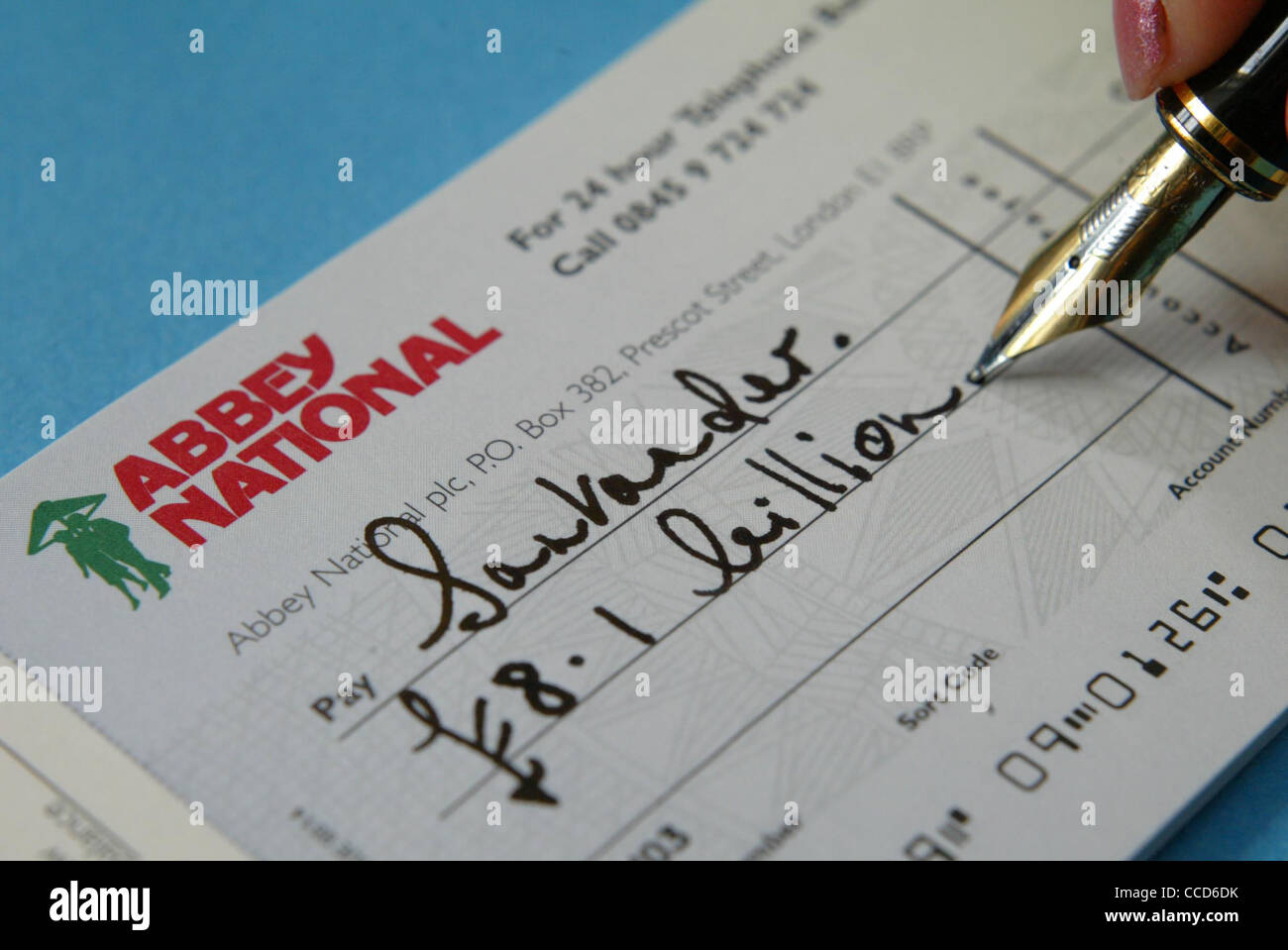 The Abbey National building society Stock Photo - Alamy