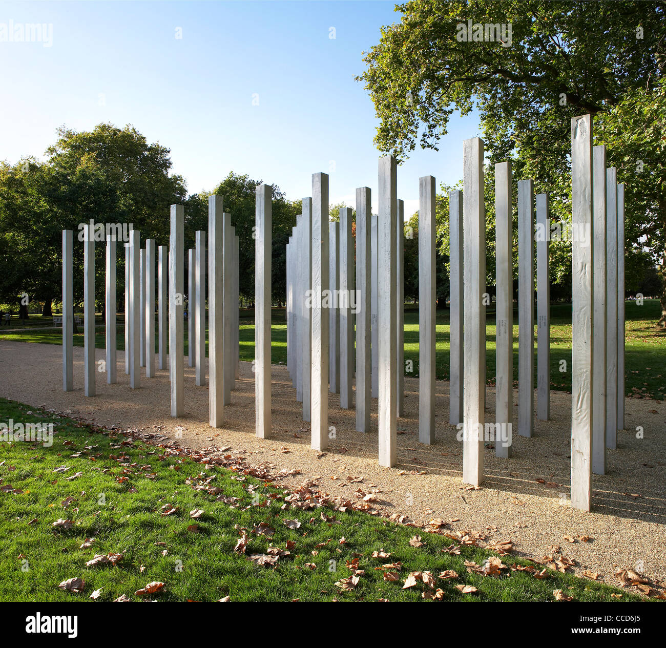7th july memorial carmody groarke hyde park london uk 2009 general shot ...