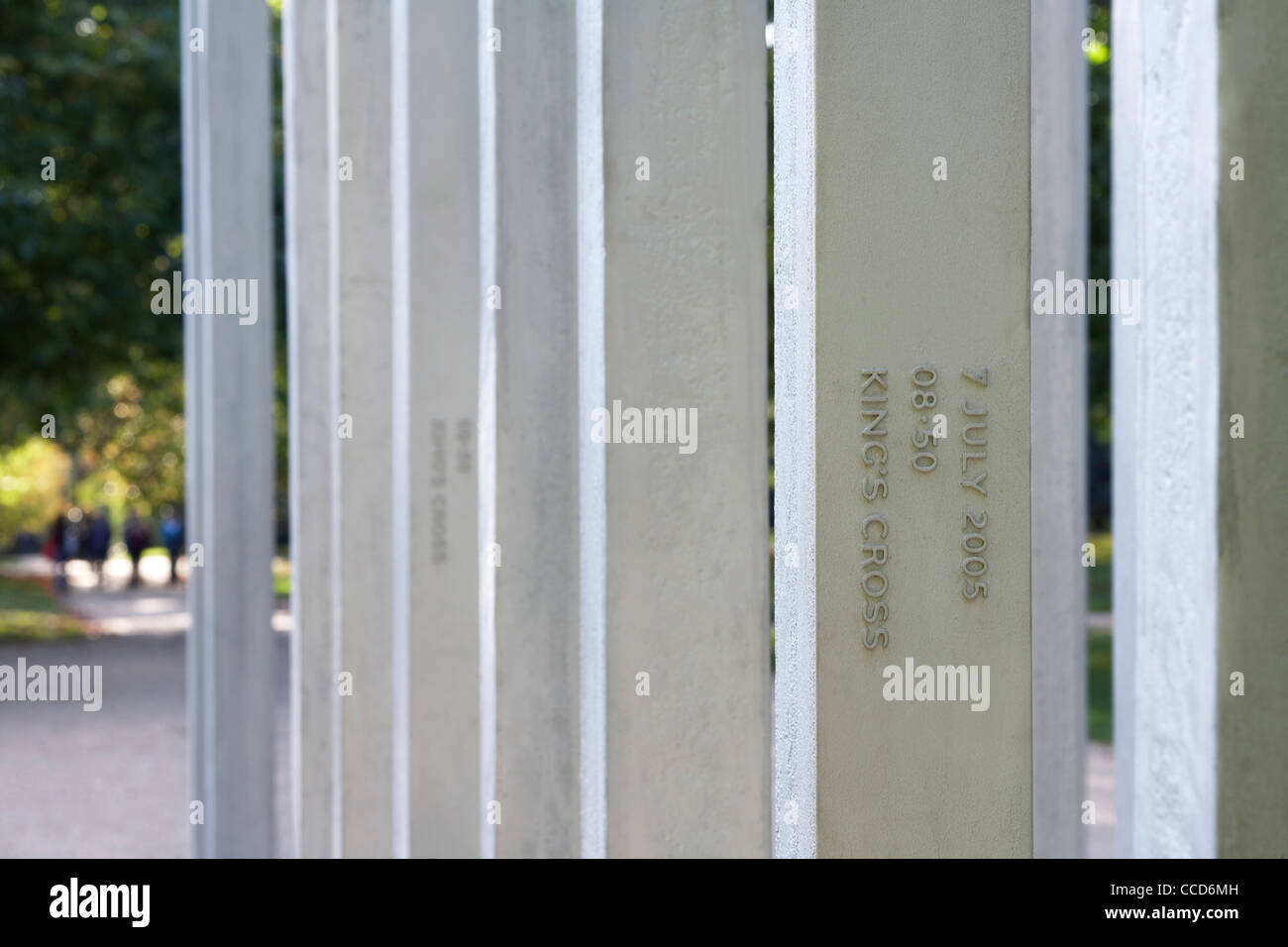 7th july memorial carmody groarke hyde park london uk 2009 close up ...