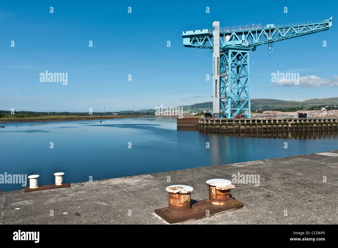 Titan Crane on site of John Browns Shipyard Clydebank West ...