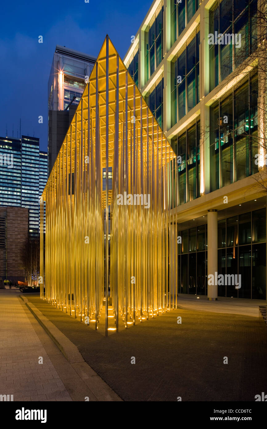 osnaburgh street pavilion by carmody groarke architects Stock Photo - Alamy