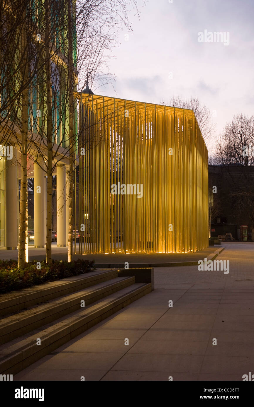 osnaburgh street pavilion by carmody groarke architects Stock Photo - Alamy