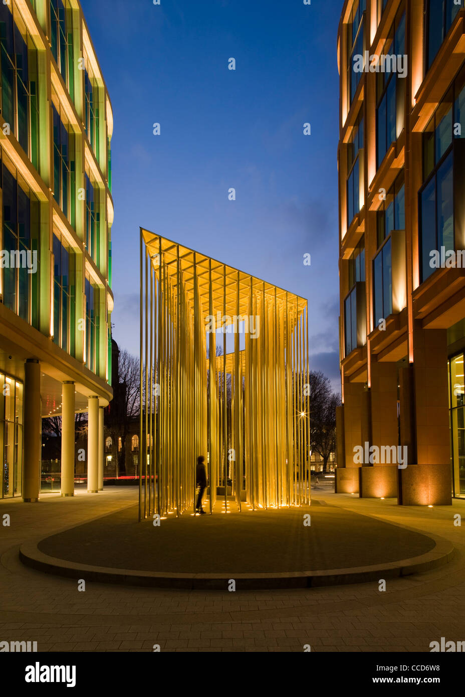 osnaburgh street pavilion by carmody groarke architects Stock Photo - Alamy