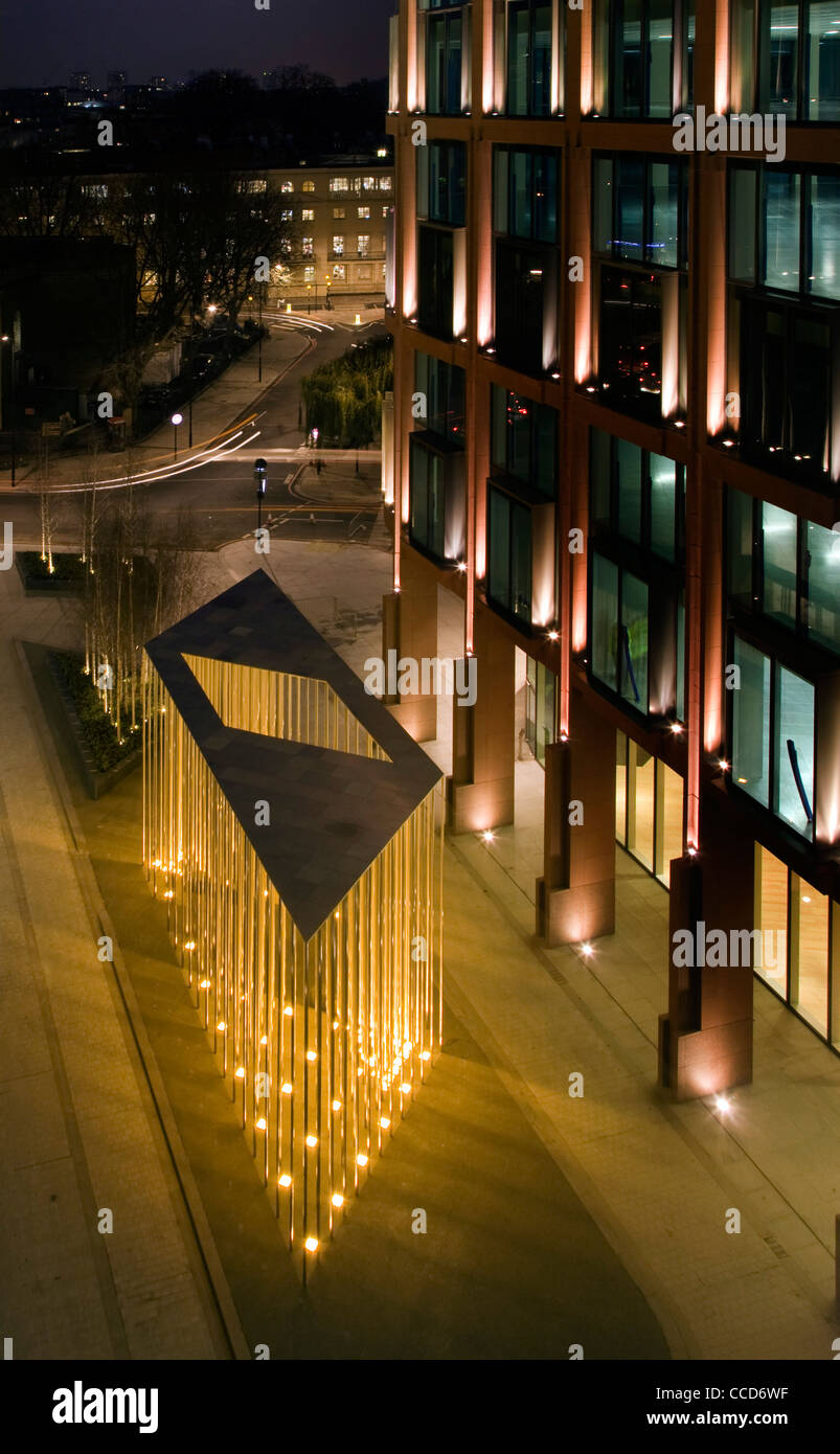 osnaburgh street pavilion by carmody groarke architects Stock Photo - Alamy