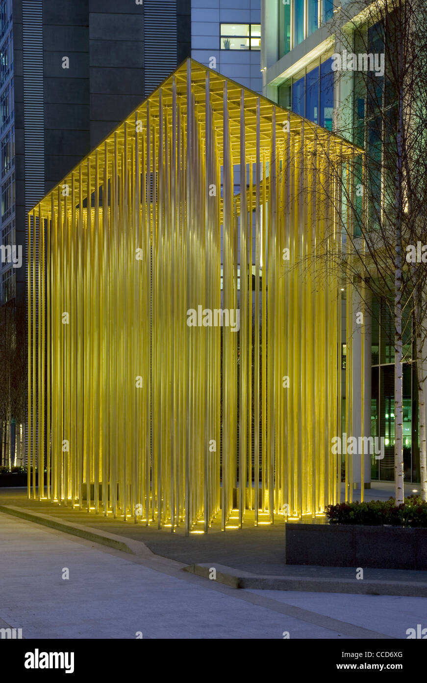 osnaburgh street pavilion by carmody groarke architects Stock Photo - Alamy