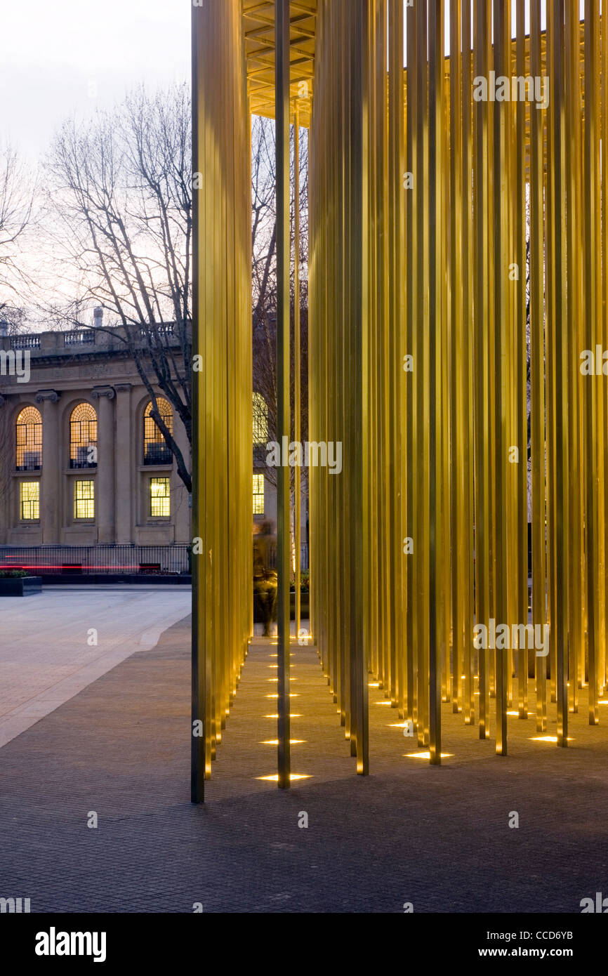 osnaburgh street pavilion by carmody groarke architects Stock Photo - Alamy