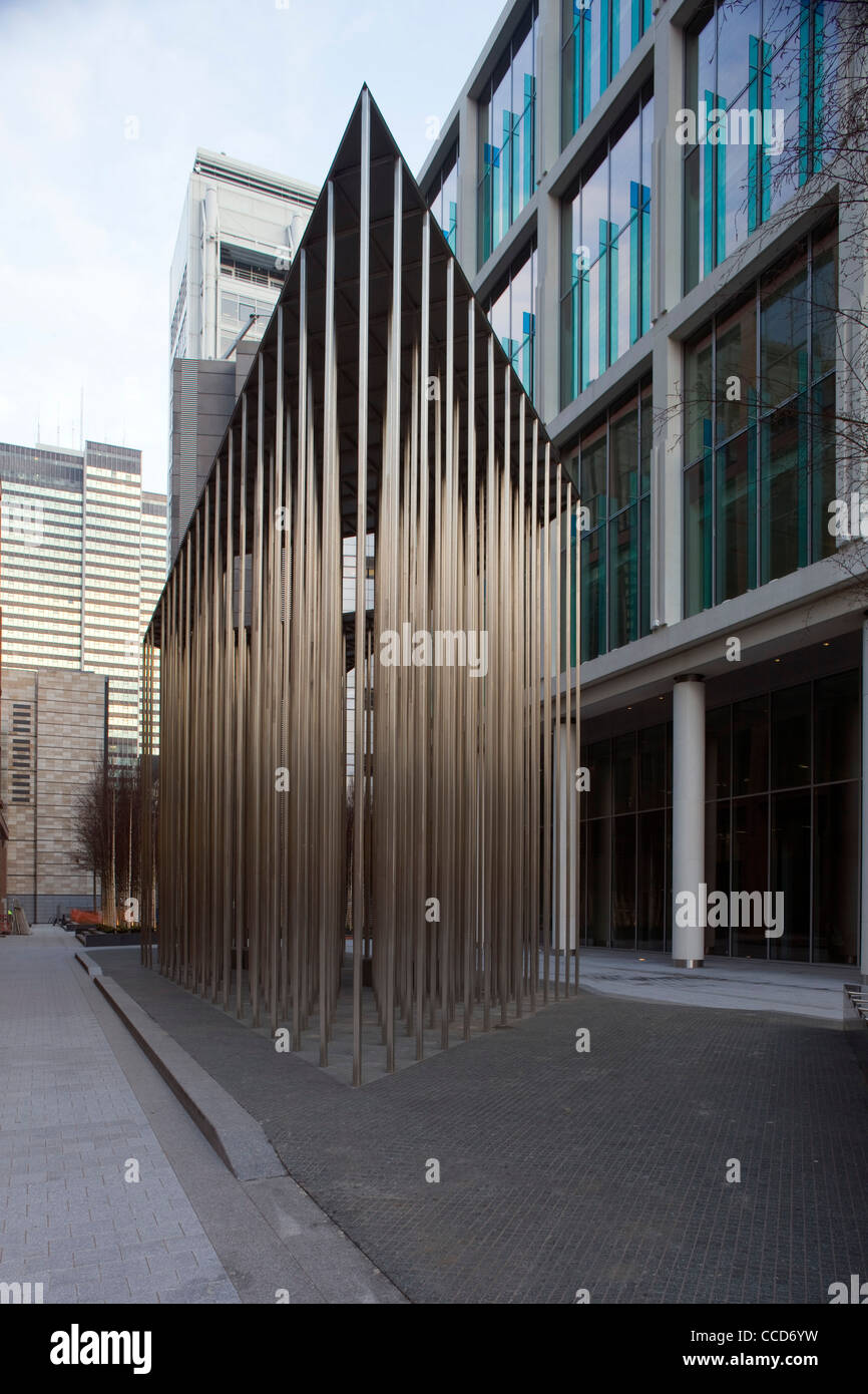 osnaburgh street pavilion by carmody groarke architects Stock Photo - Alamy