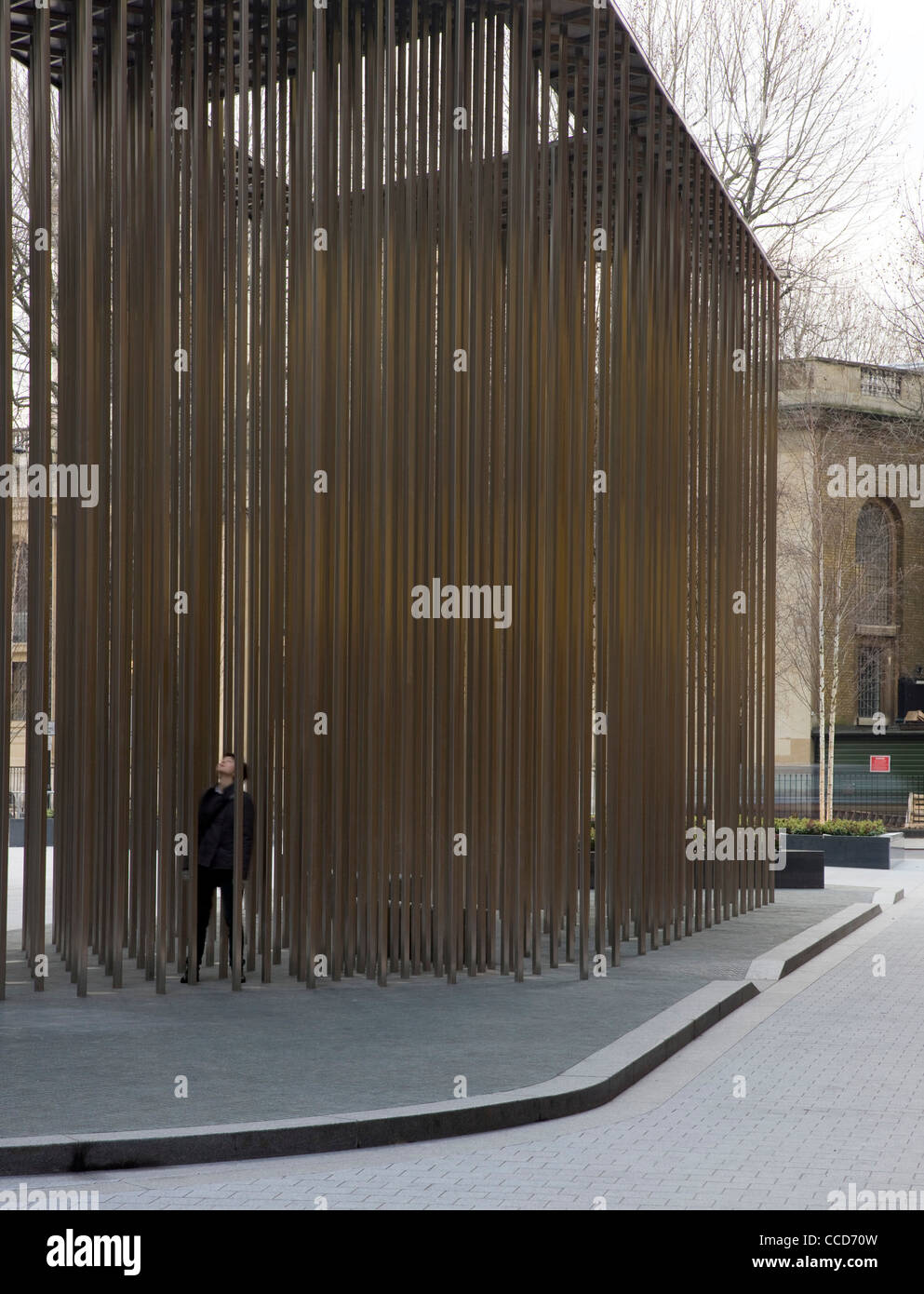 osnaburgh street pavilion by carmody groarke architects Stock Photo - Alamy