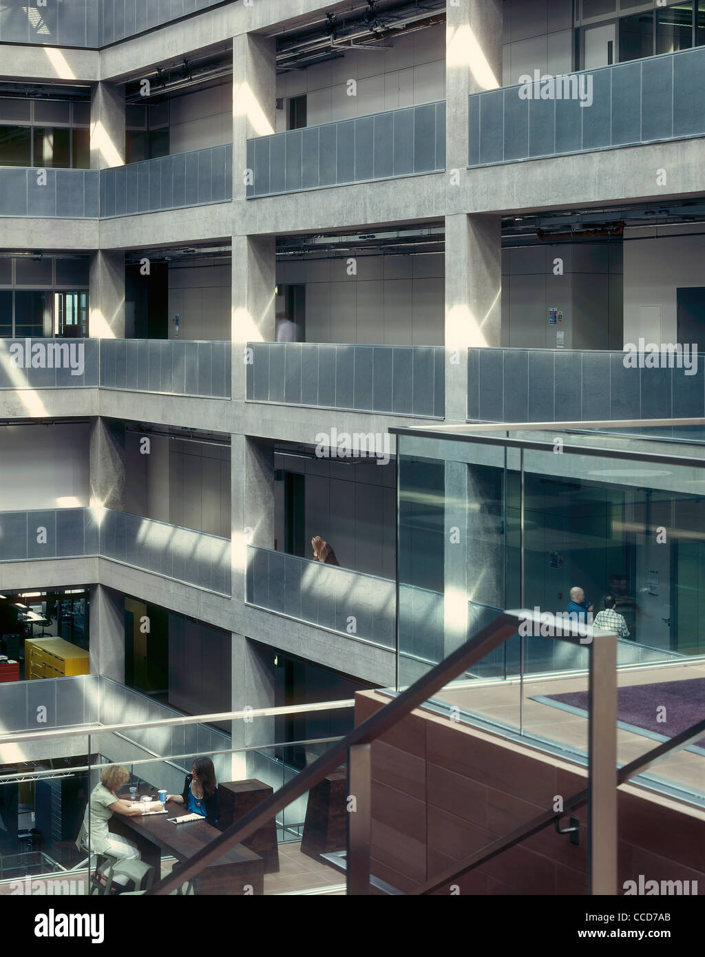 BBC SCOTLAND HQ ATRIUM WALK WAYS Stock Photo - Alamy