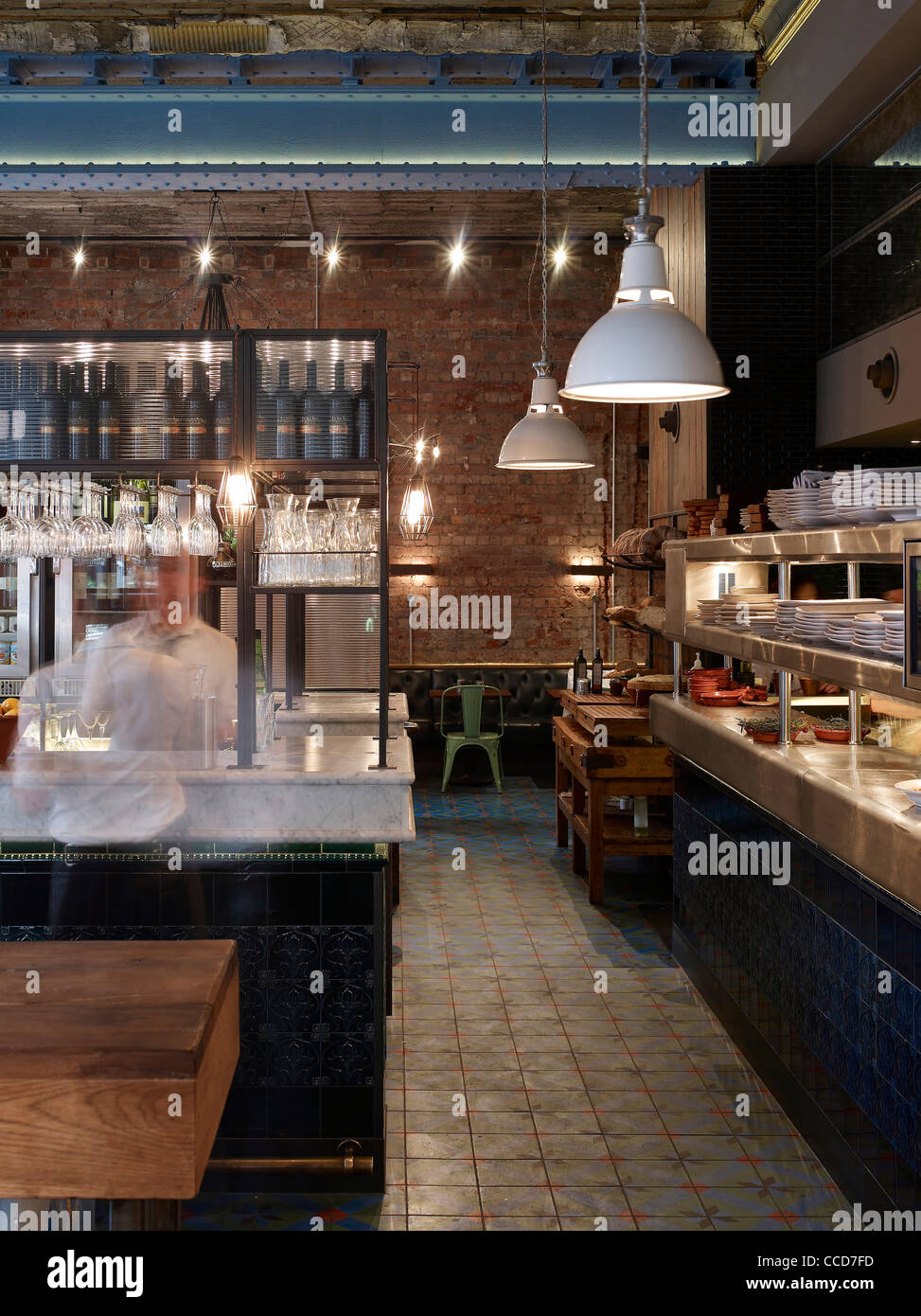 bar and kitchen Stock Photo - Alamy