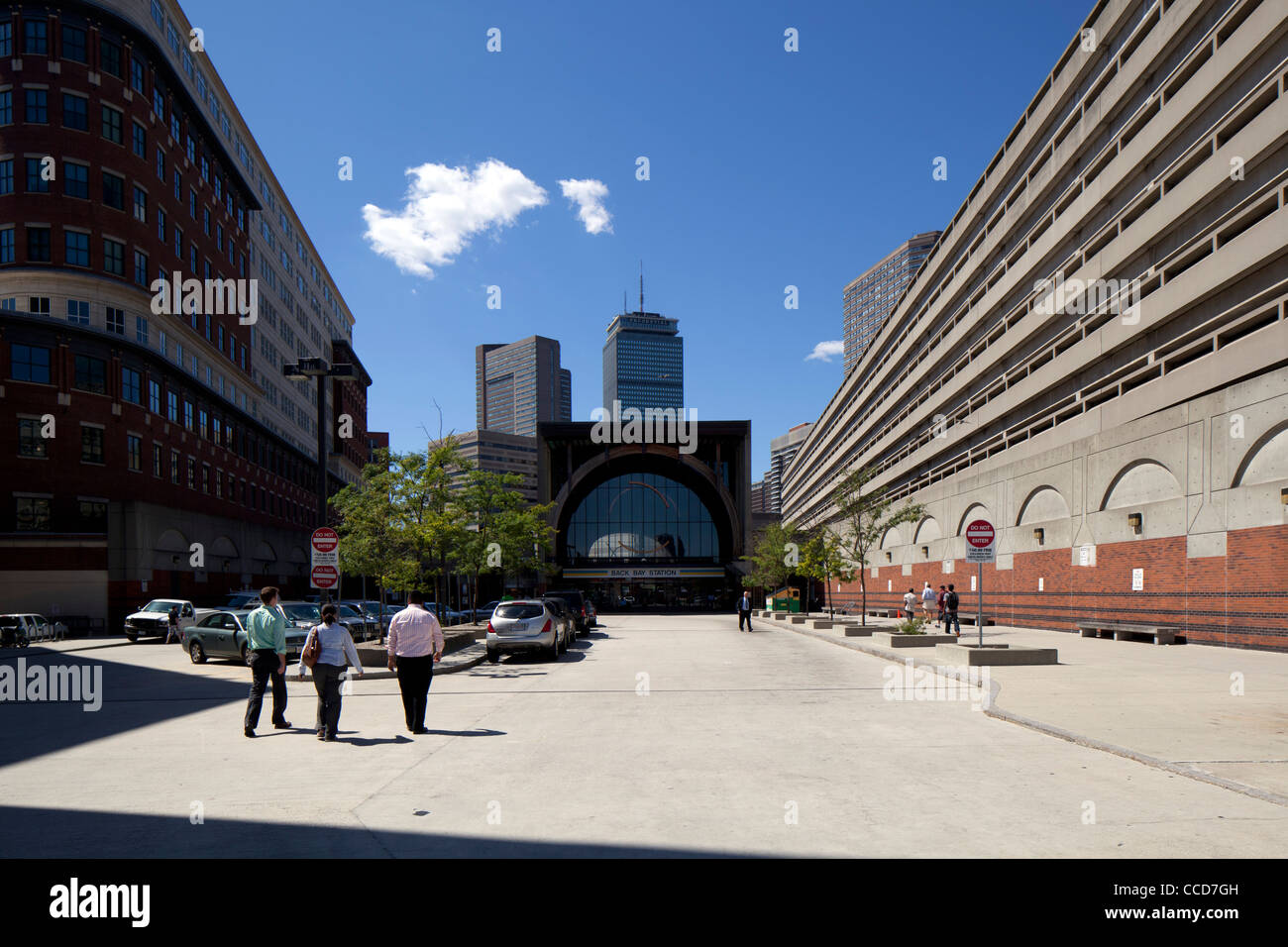 Boston city centre. Subway Station Stock Photo - Alamy