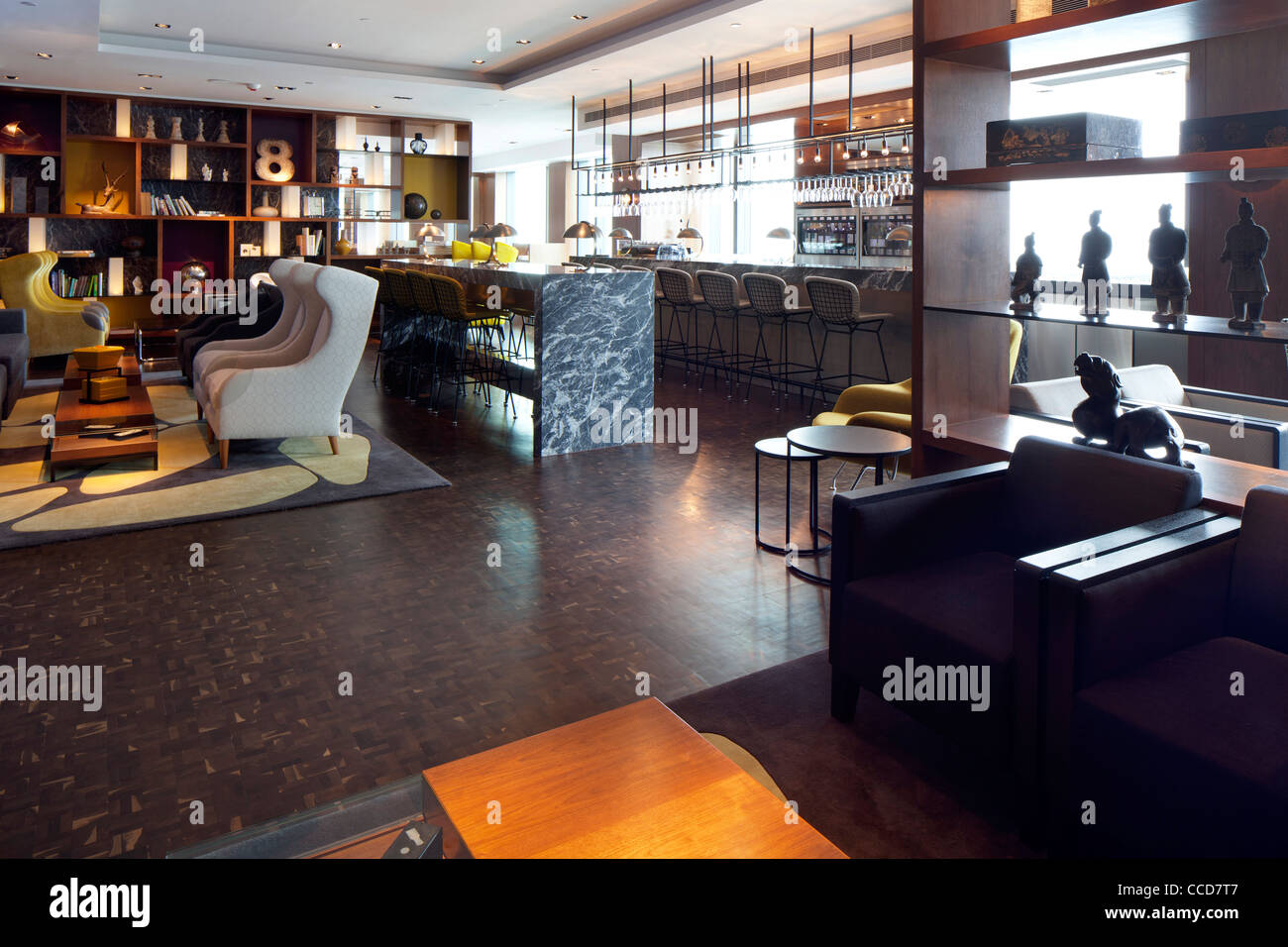 Above and Beyond cocktail bar Stock Photo - Alamy