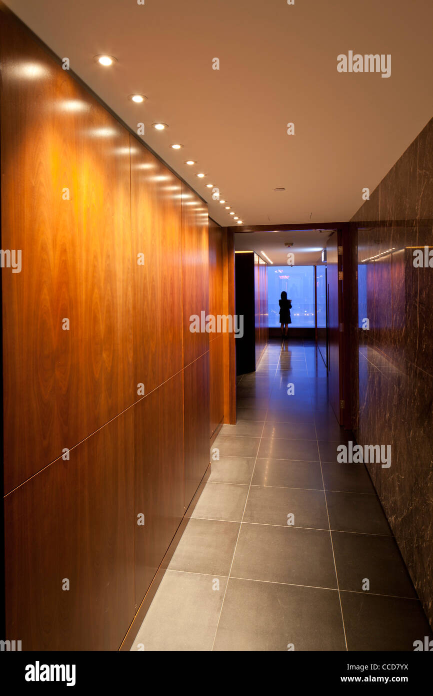 A corridor leading to the private dining Stock Photo - Alamy