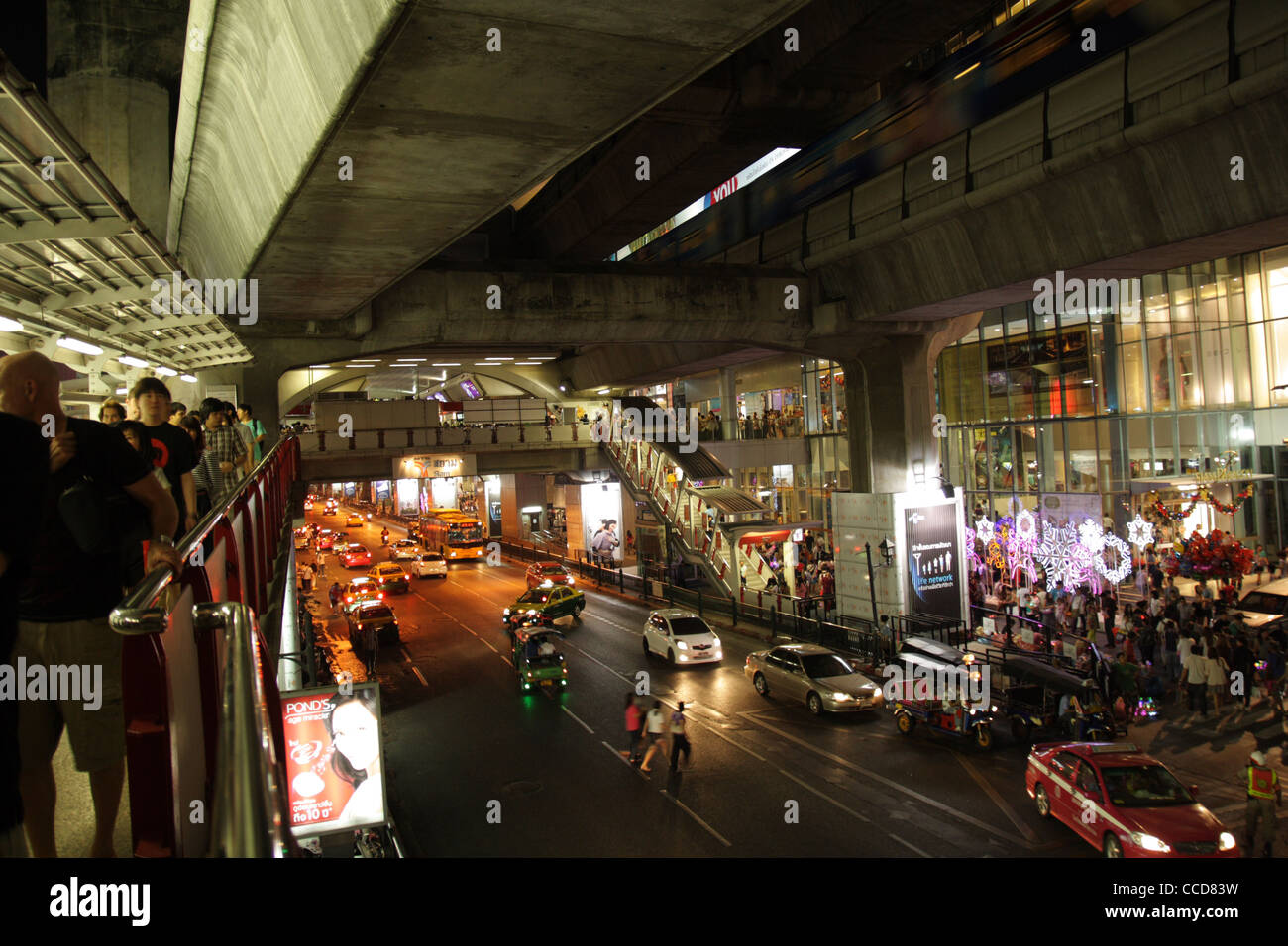 BTS railway at Siam BTS Station in Bangkok Stock Photo - Alamy
