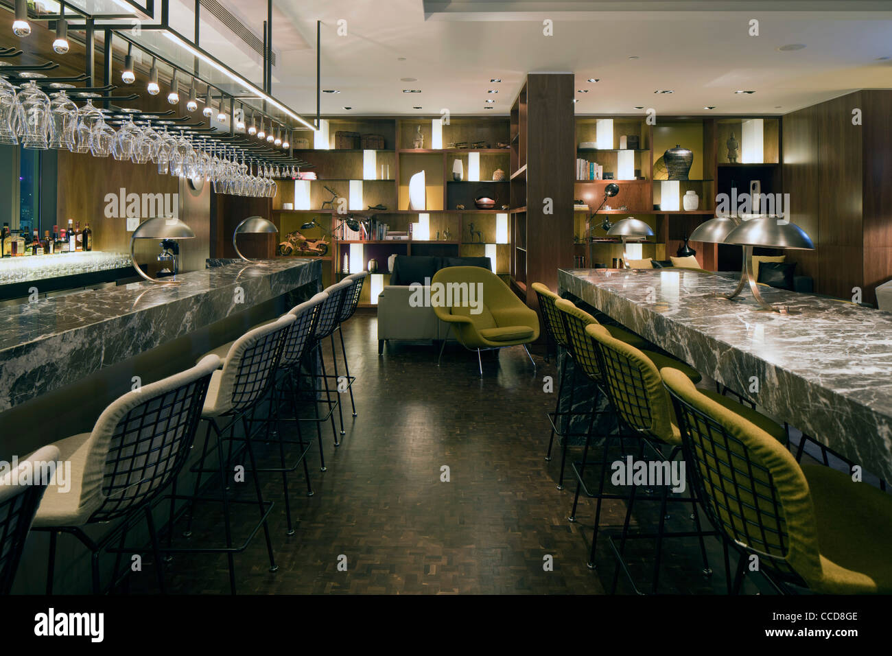 Above and Beyond cocktail bar Stock Photo - Alamy