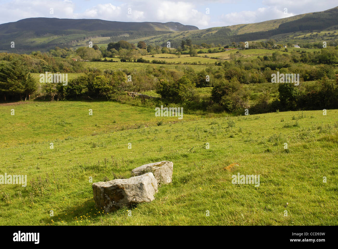 Remains of Rosclogher Castle, Lough Melvin, County Leitrim, Connacht ...