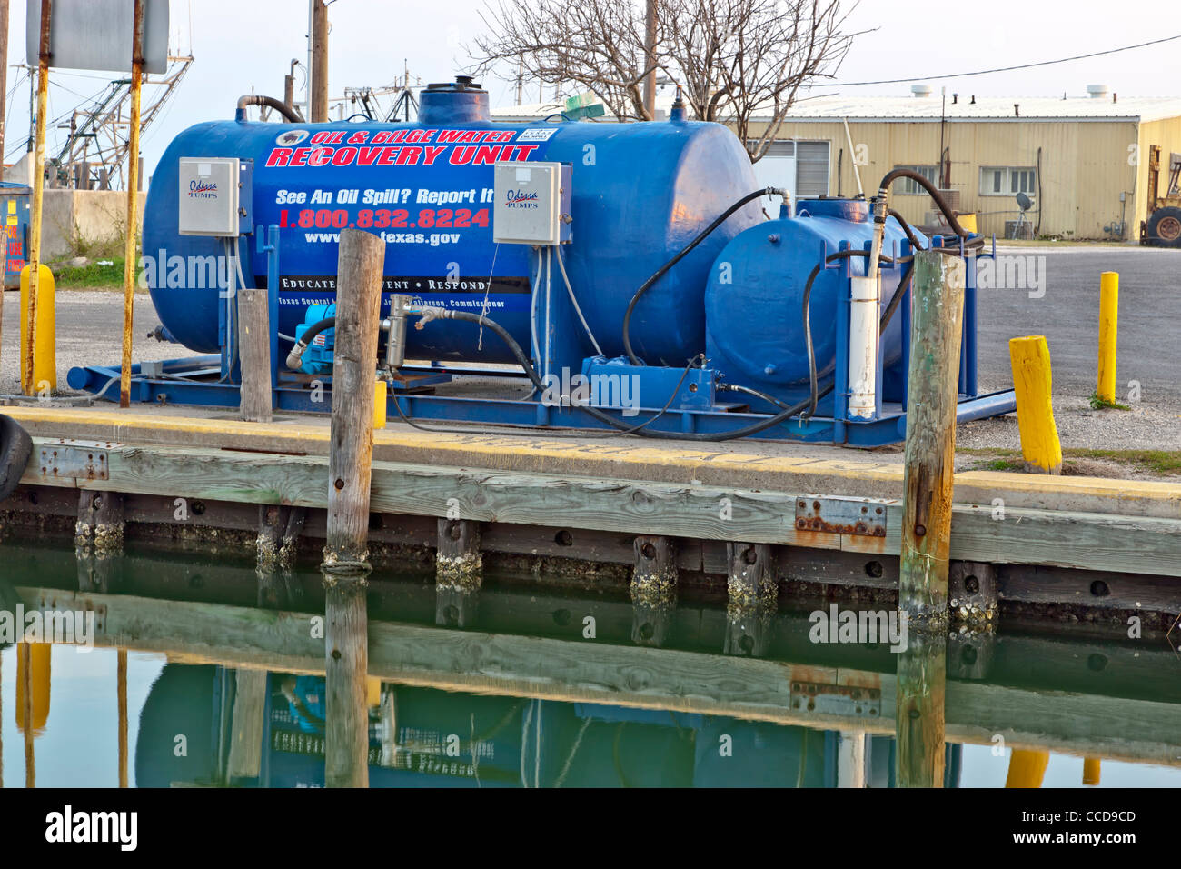 Oil & bilge water recovery unit Stock Photo - Alamy