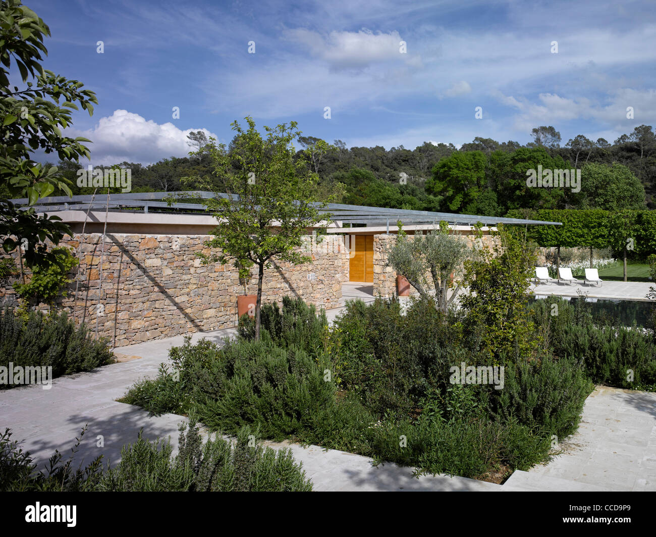 POOL HOUSE-OVERALL VIEW Stock Photo - Alamy
