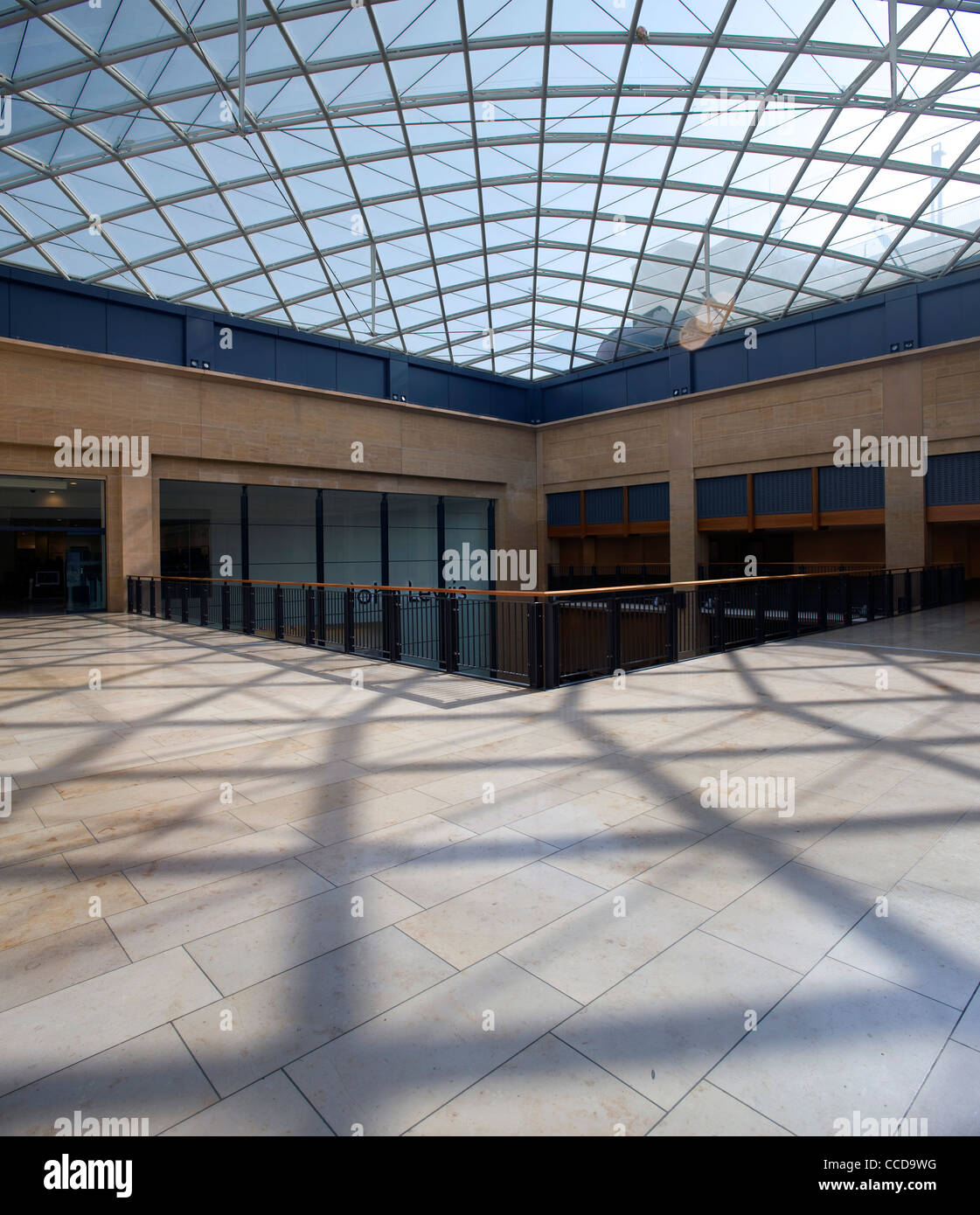 detail of the grand arcade roof showing how light falls on the tiled ...