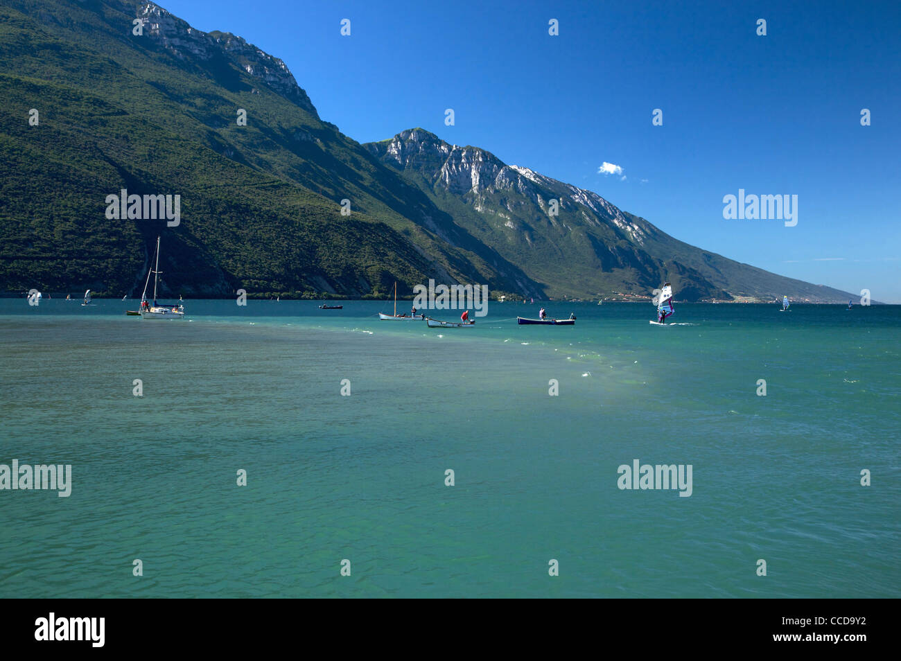 Garda lake sarca river hi-res stock photography and images - Alamy