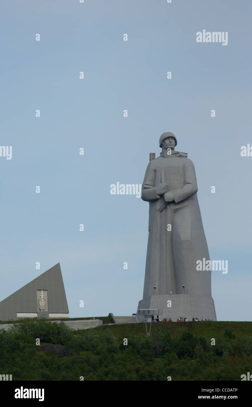 Russia, Murmansk. Largest city north of the Arctic Circle. Aloysha ...