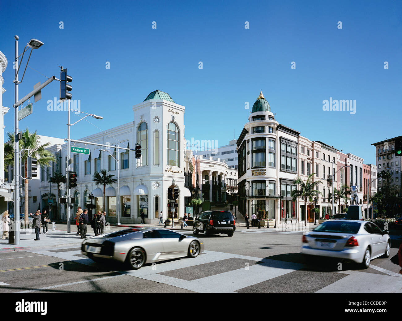 Rodeo Drive, Beverly Hills, USA, 2008 Stock Photo - Alamy