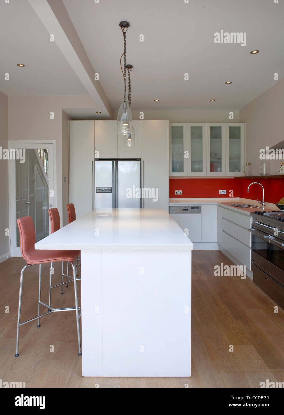 Broomwood Road, SW11, Giles Pike Architects. kitchen, moden extension ...