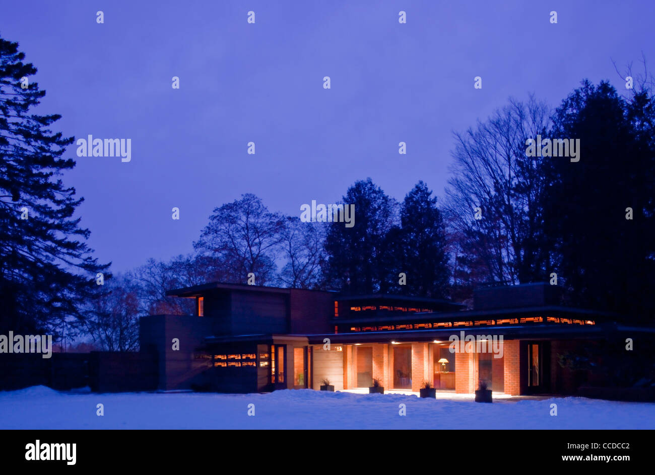 Schwartz house frank lloyd wright hi-res stock photography and images ...